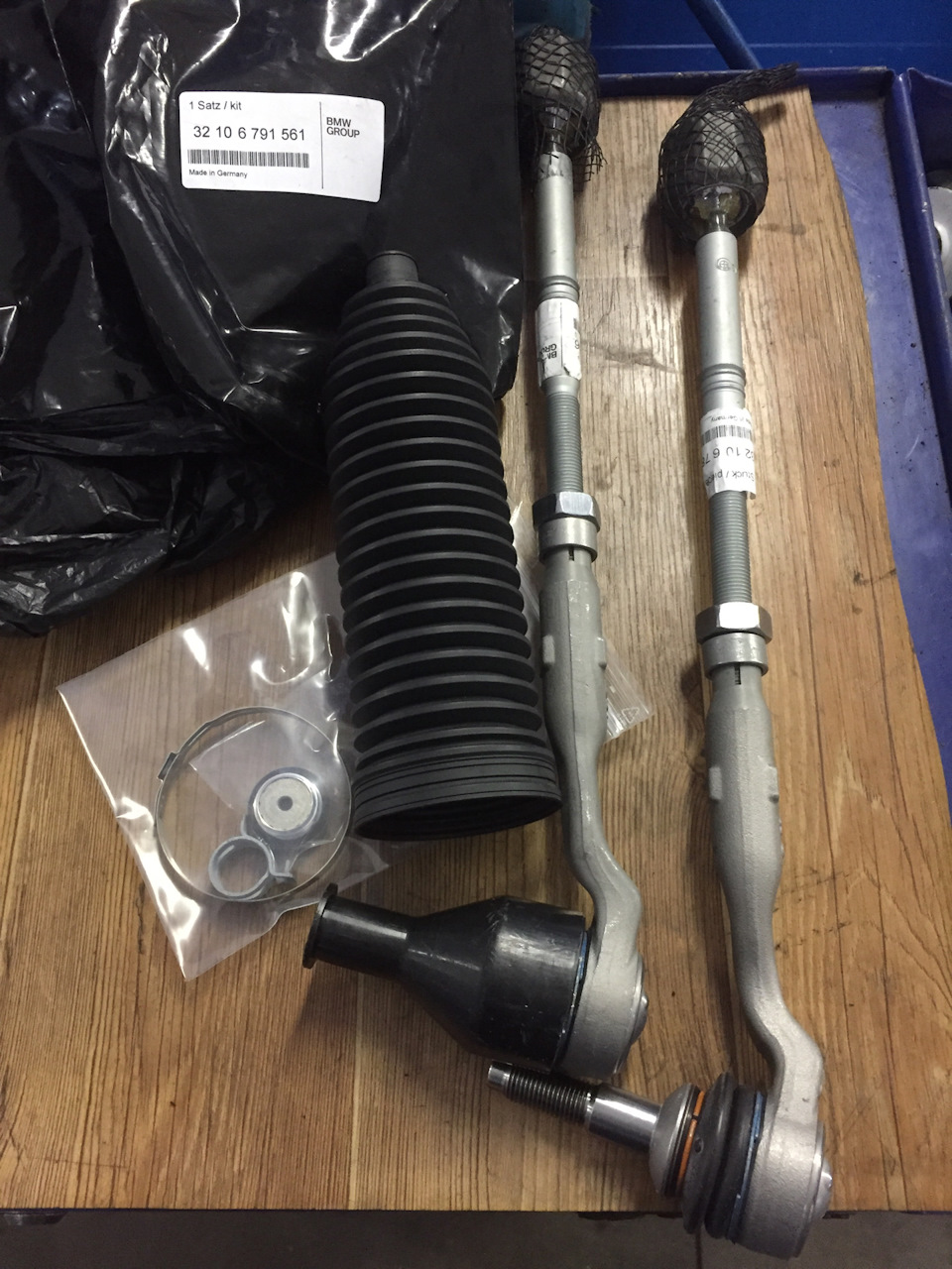 замена рулевых тяг — BMW 5 series (F10), 2 л, 2012 года | визит на ...