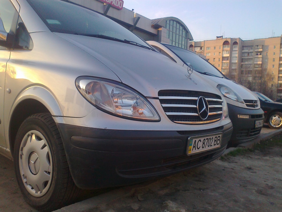 VITO vs VIVARO — Mercedes-Benz Vito (2G), 2,2 л, 2006 года | другое ...