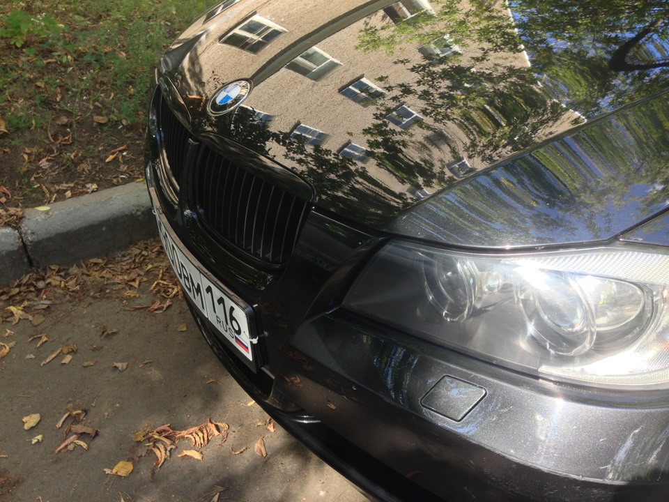 Решетка аля Shadow Line своими руками) — BMW 3 series Touring (E91), 2 ...