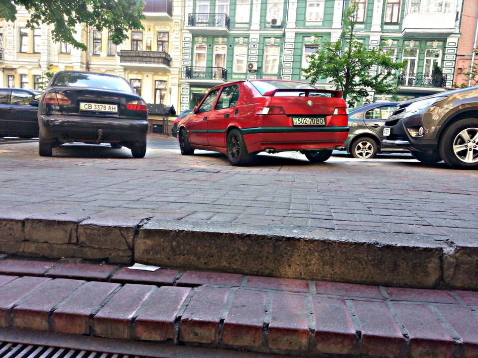 Наконец-то правильные шины! — Alfa Romeo 33, 1,7 л, 1991 года ...