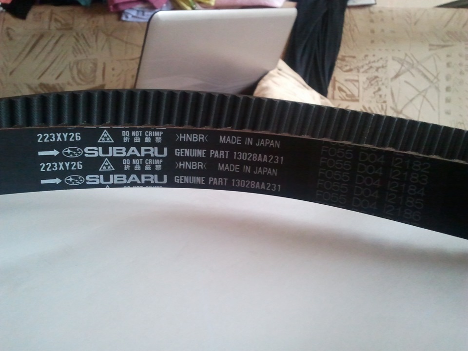 13028AA231 РЕМЕНЬ ГРМ ЧЗ 223 SUBARU | Запчасти на DRIVE2