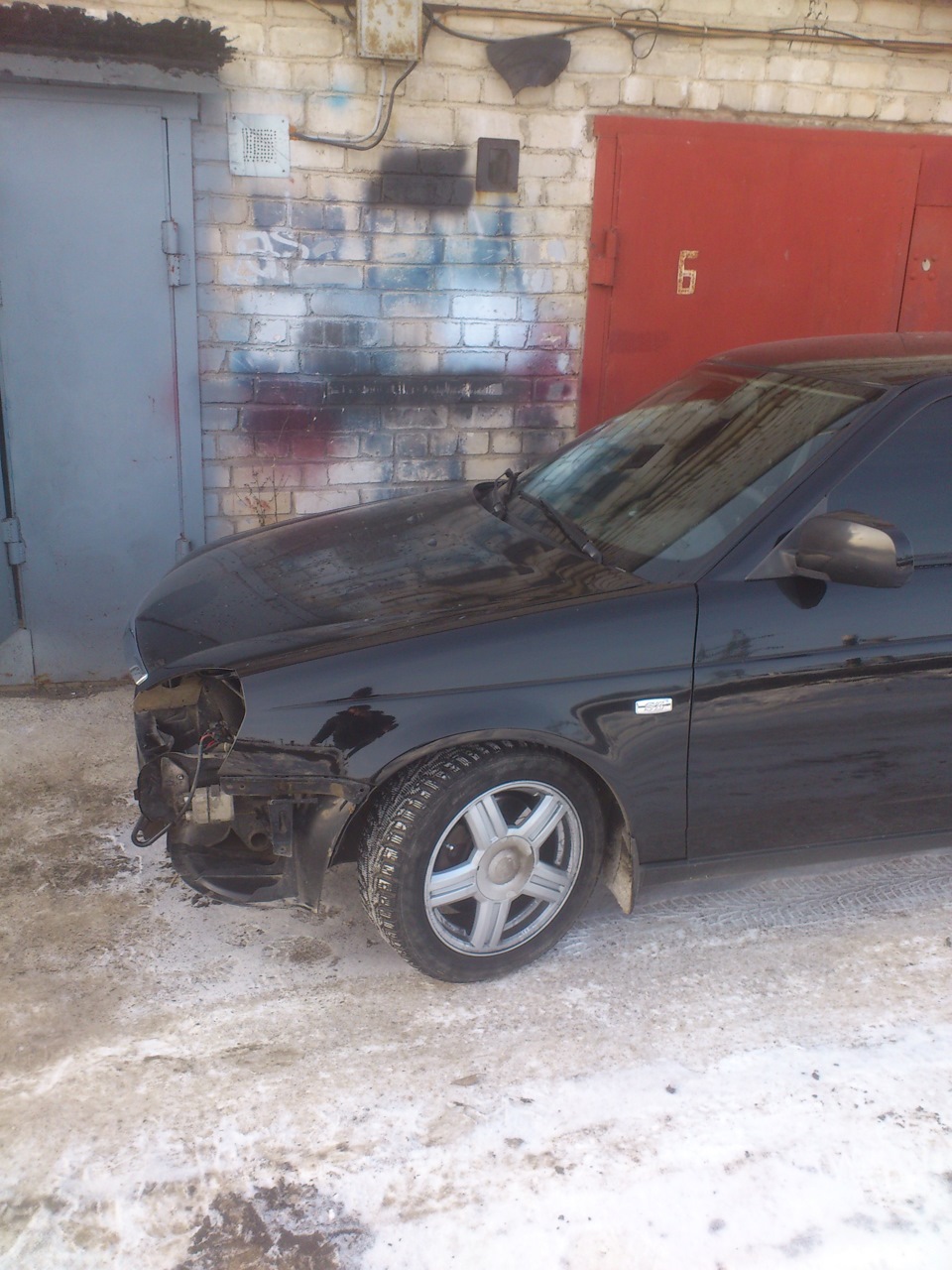 Отражатели фар в цвет кузова — Lada Приора седан, 1,6 л, 2009 года ...