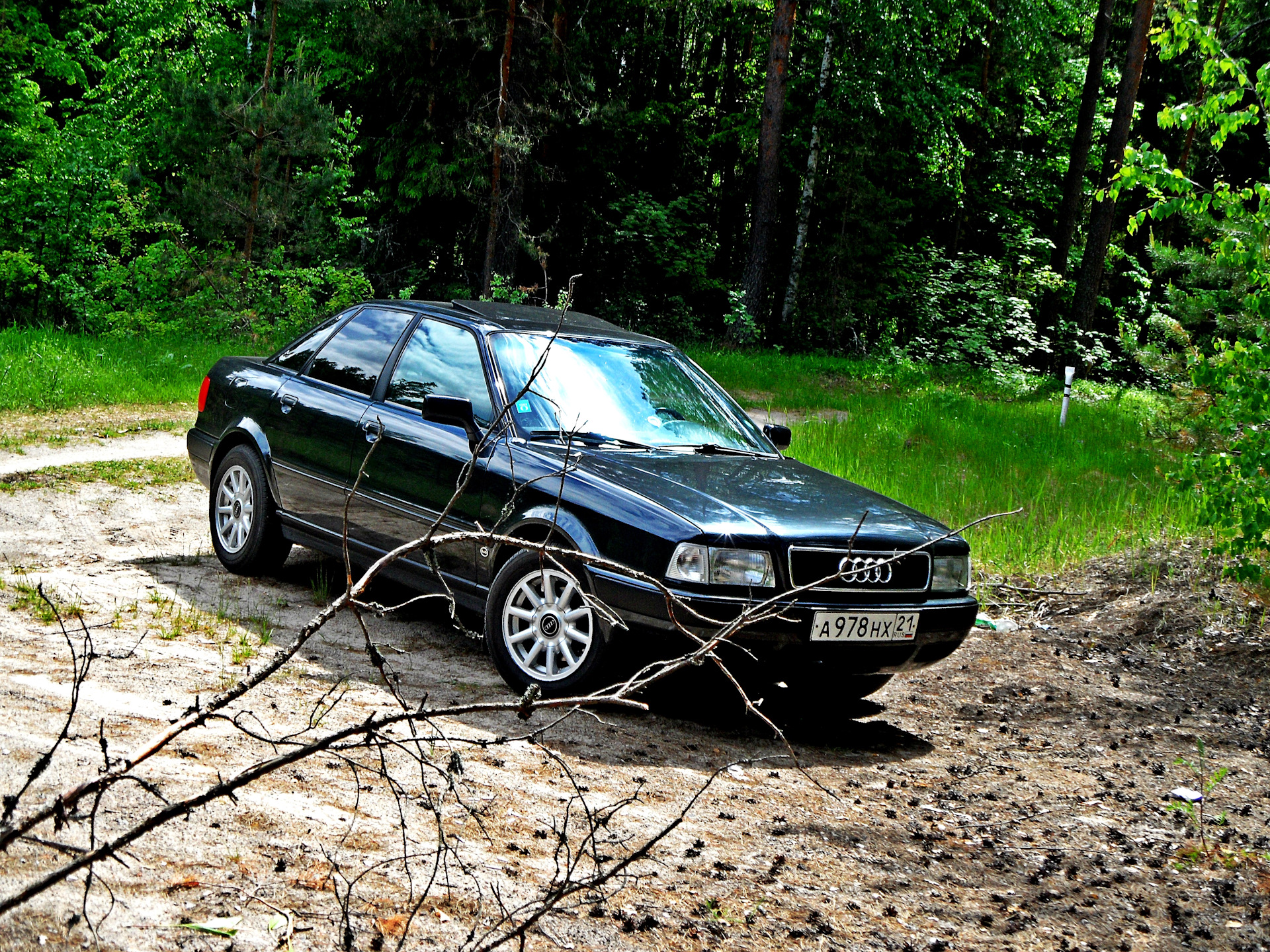 Увидел спустя 5 недель… — Audi 80 B4 2 л 1994 года фотография