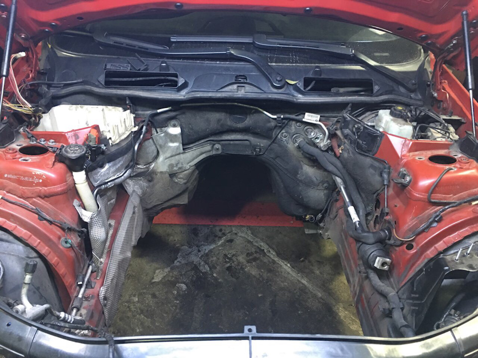 Снимаем двигатель N54B30 😎 — BMW 3 series Coupe (E92), 3 л, 2008 года ...