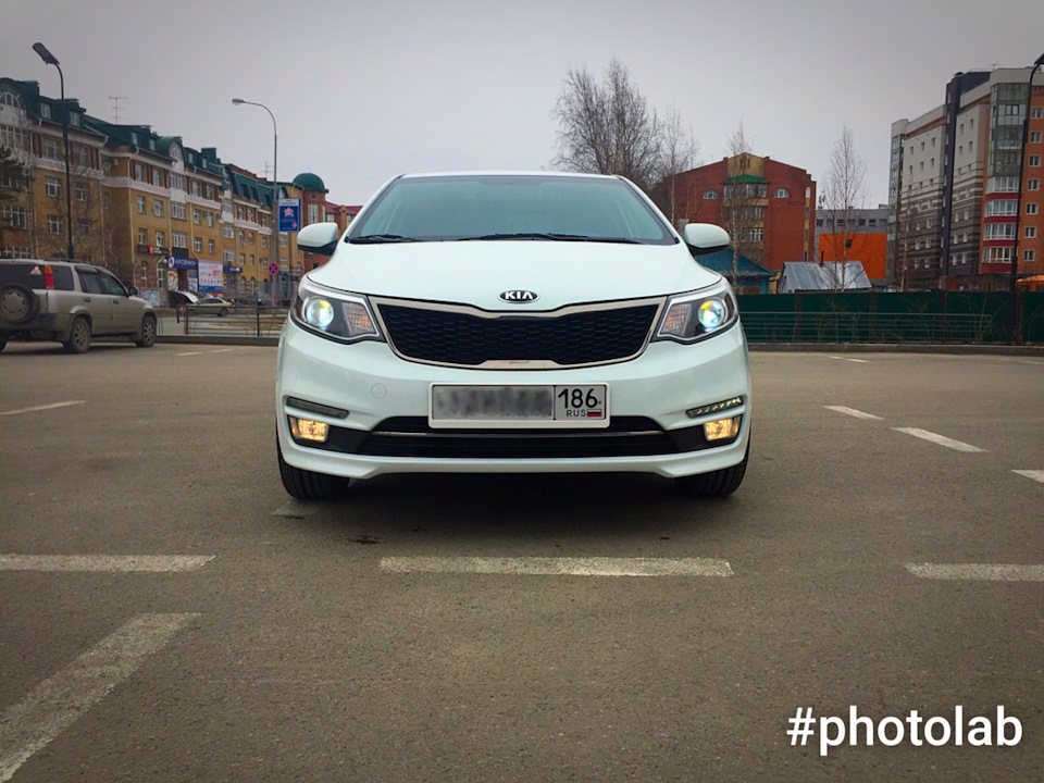 Диодный свет — KIA Rio (3G), 1,6 л, 2016 года | стайлинг | DRIVE2