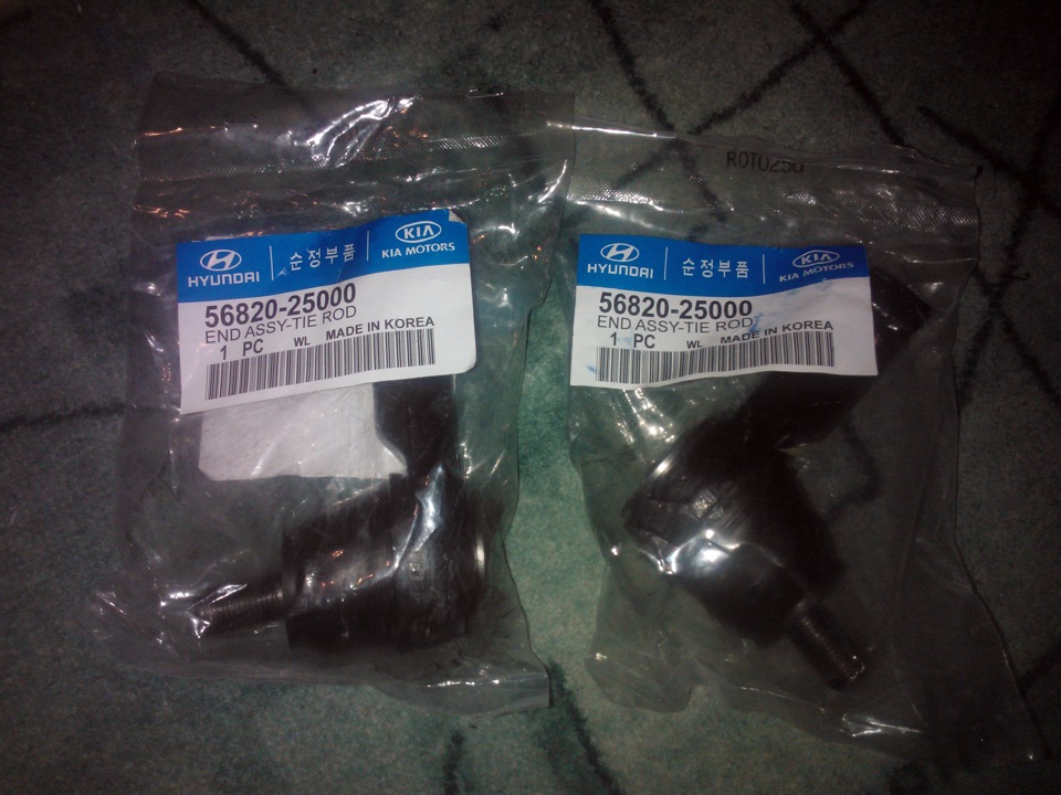 Замена левого переднего ступичного подшипника и рулевых наконечников ...