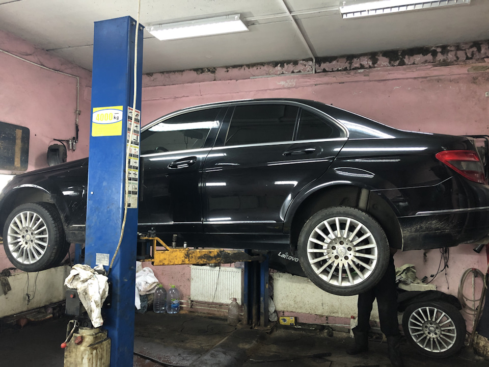Небольшое внеплановое т.о — Mercedes-Benz C-class (W204), 1,8 л, 2008 ...