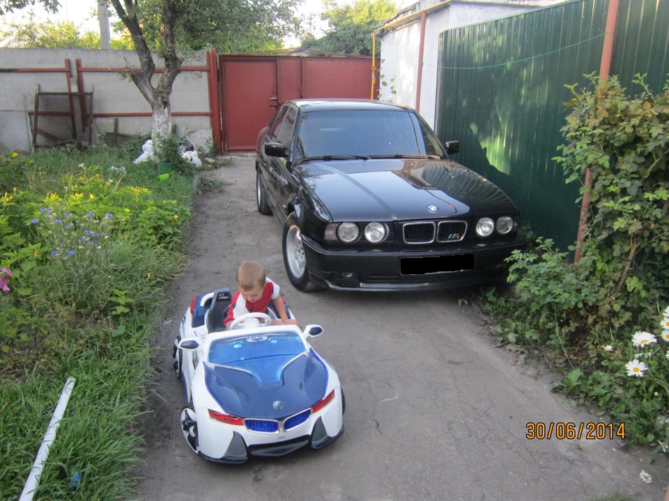 Наследник :) Ещё один фанат БМВ! :))) — BMW 5 series (E34), 2,5 л, 1995 ...