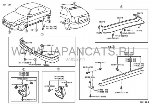 9018906006 Клипса пластиковая TOYOTA LEXUS | Запчасти на DRIVE2