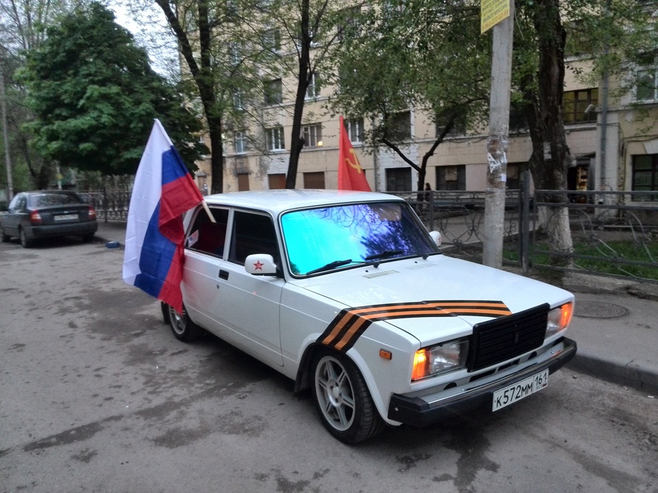 9 мая — Lada 21074, 1,6 л, 2011 года | покатушки | DRIVE2