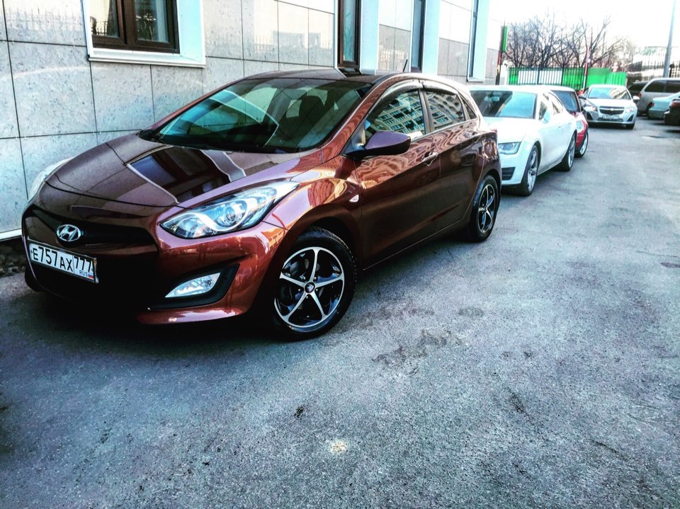 К лету готов 👌🏻 — Hyundai i30 (2G), 1,6 л, 2013 года | колёсные диски | DRIVE2