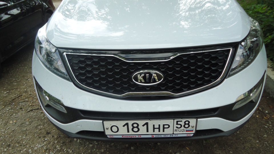Реснички. — KIA Sportage (3G), 2 л, 2013 года | стайлинг | DRIVE2