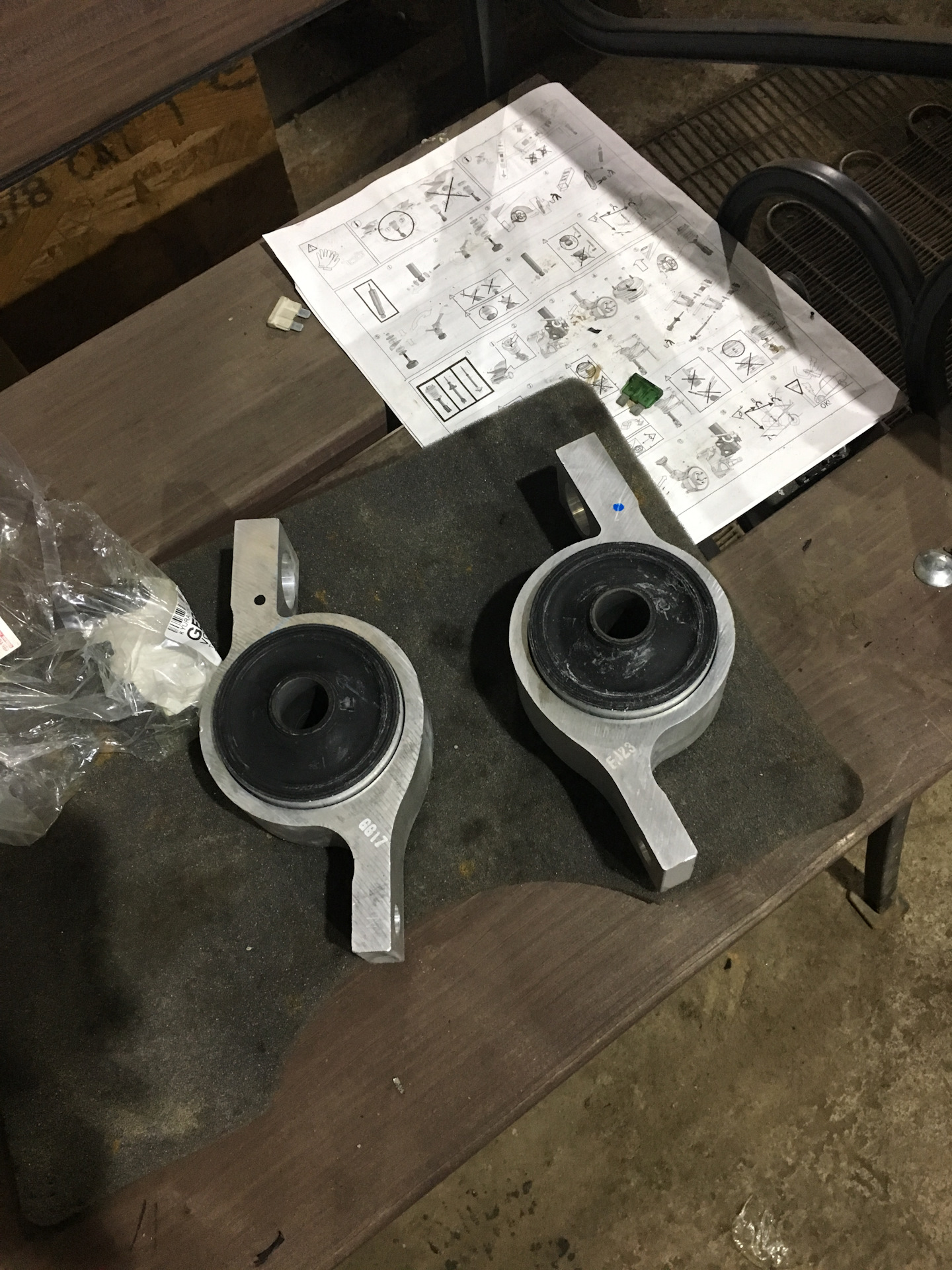 Болишие сайлентблоки рычагов — Lexus GS (S190), 3 л, 2007 года | визит ...