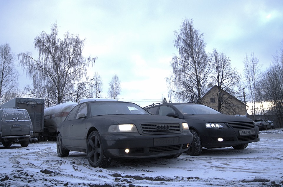 у моей машинки появился младший матовый брат)) — Audi S8 (D2), 4,2 л, 1998 года | тюнинг | DRIVE2