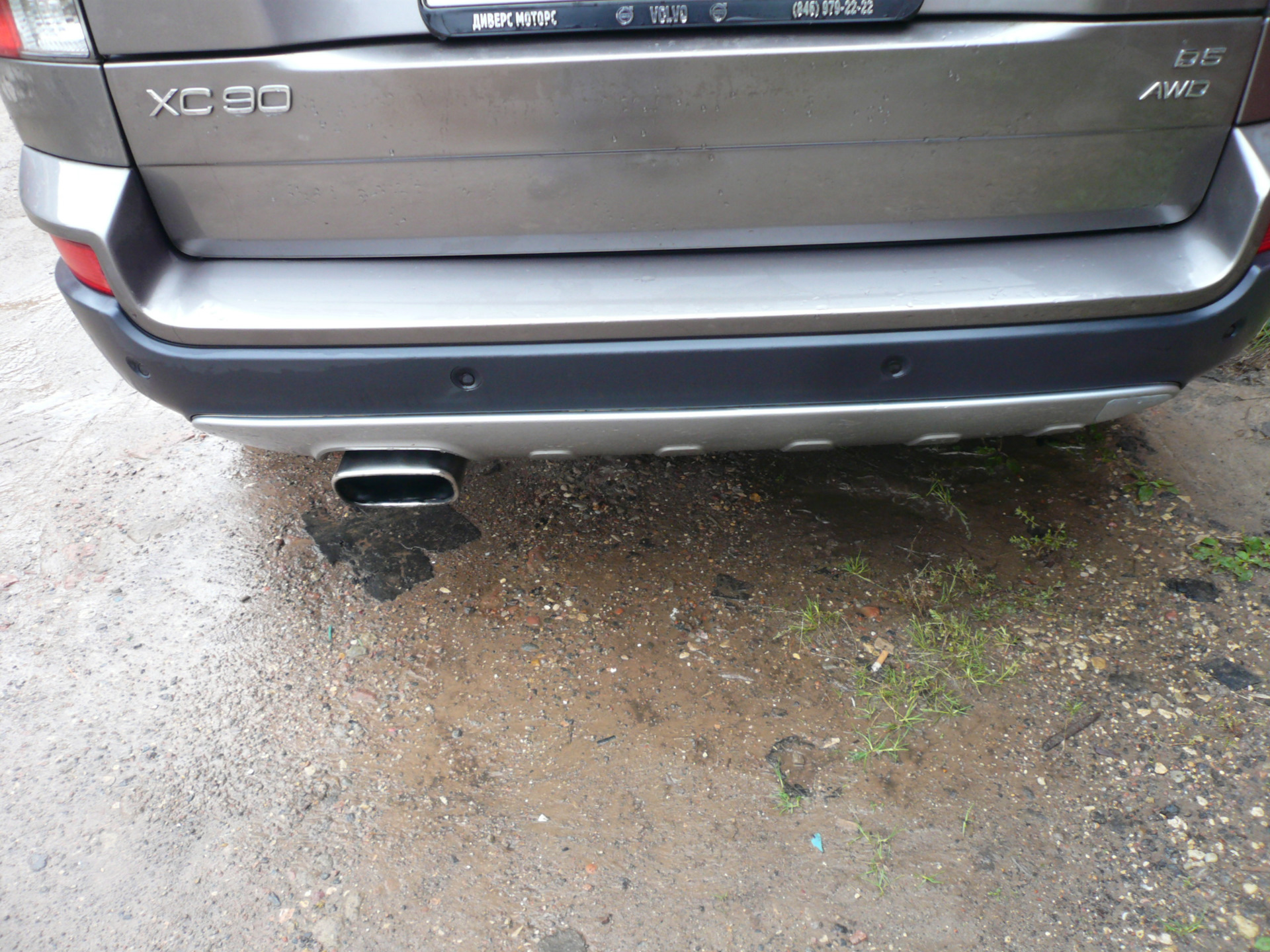 Насадка на глушитель — Volvo XC90 (1G), 2,4 л, 2008 года | своими ...