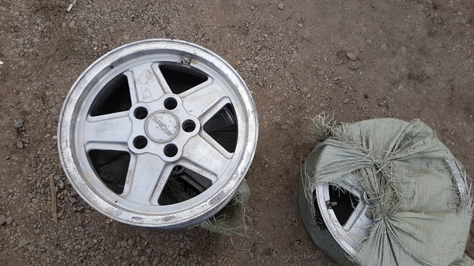 Еще обновки — Ronal R15 — Mercedes-Benz W123, 2,3 л, 1984 года ...