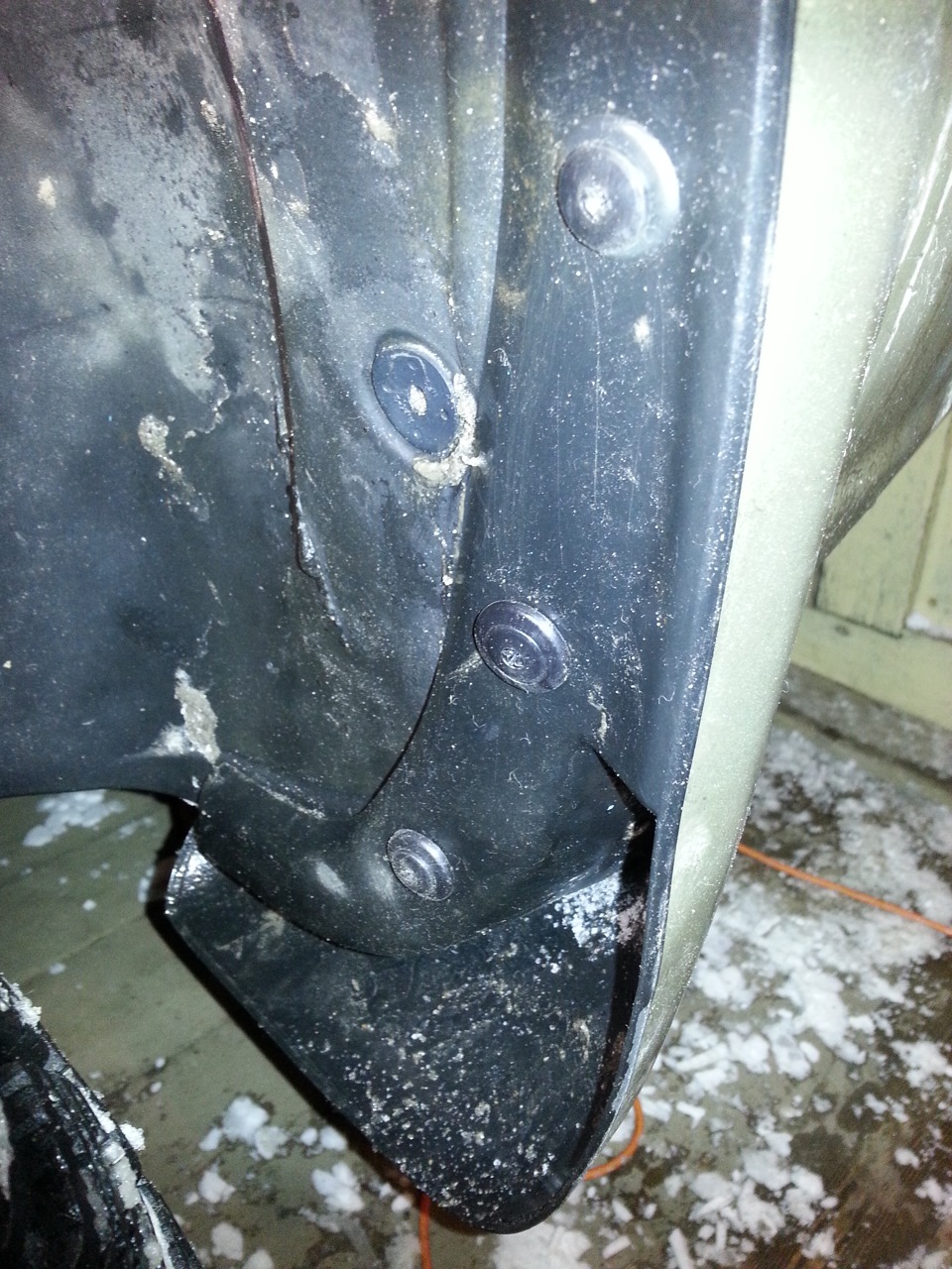 Брызговики(родные клипсы) — Toyota Highlander (XU20), 2,4 л, 2002 года ...