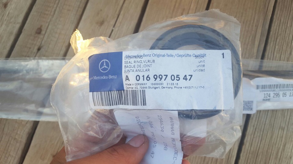 A0169970547 Кольцо уплотн. MERCEDES | Запчасти на DRIVE2