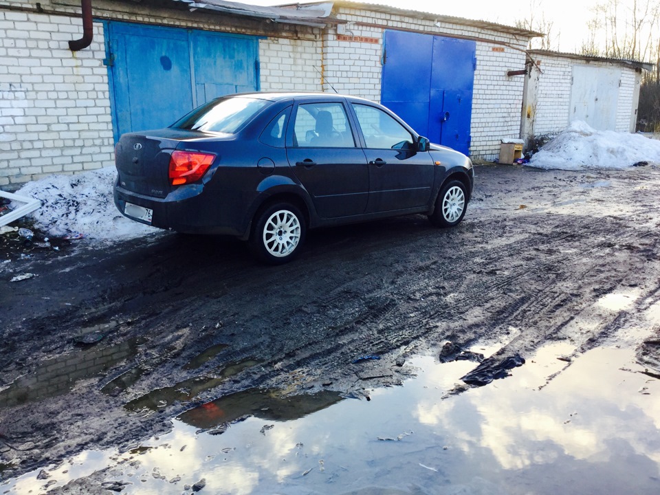 Лето))) — Lada Гранта (1G), 1,6 л, 2014 года | стайлинг | DRIVE2