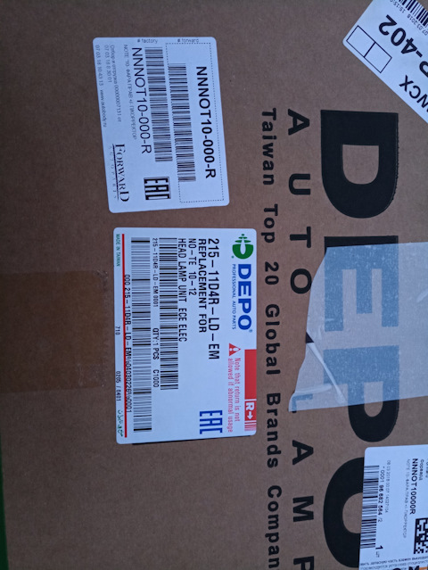 21511D4RLDEM note фара прав +/- п/корректор DEPO | Запчасти на DRIVE2