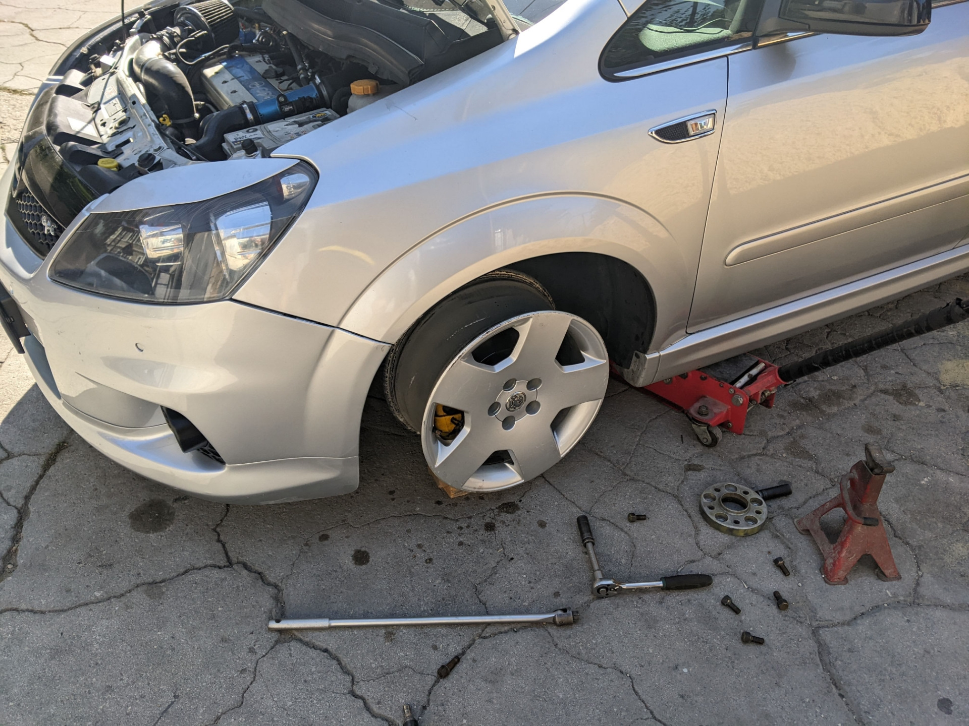 17. Зимние тапочки — Opel Zafira B OPC, 2 л, 2006 года | колёсные диски ...