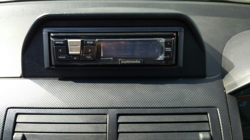 2 din рамка original + dexp evolution a01 + multitronics ri500 — Mazda Demio (2G), 1,3 л, 2006 ...