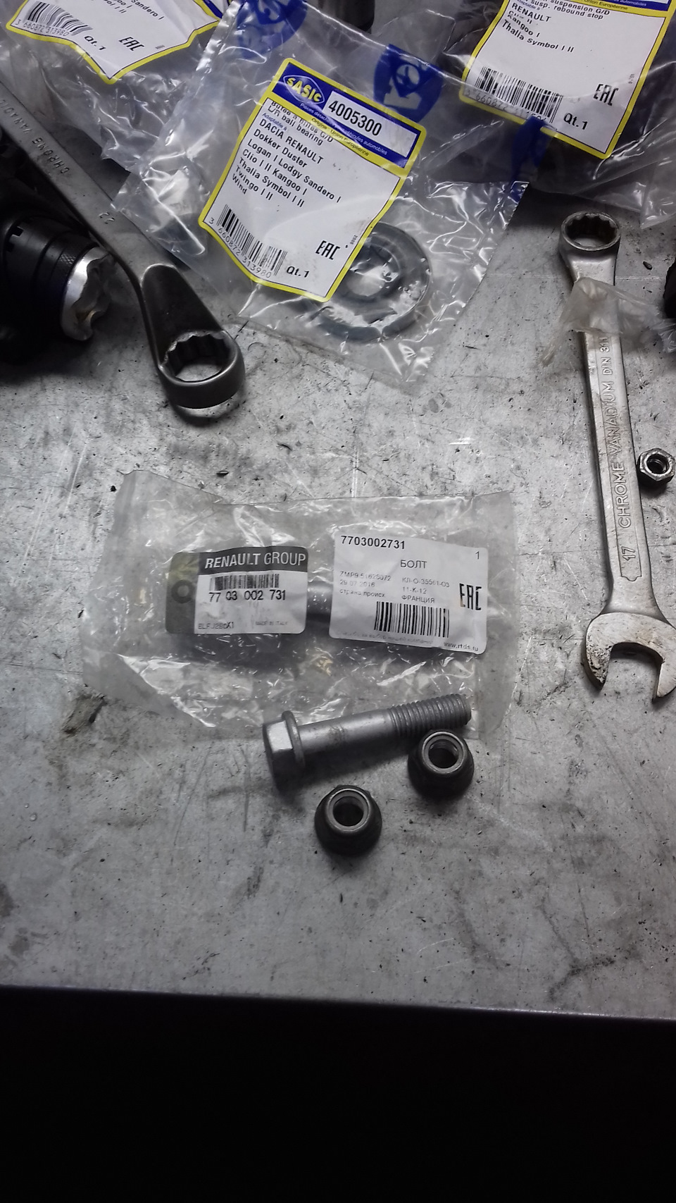 7703002731 Болт м12х1,75-60 10-9 RENAULT | Запчасти на DRIVE2