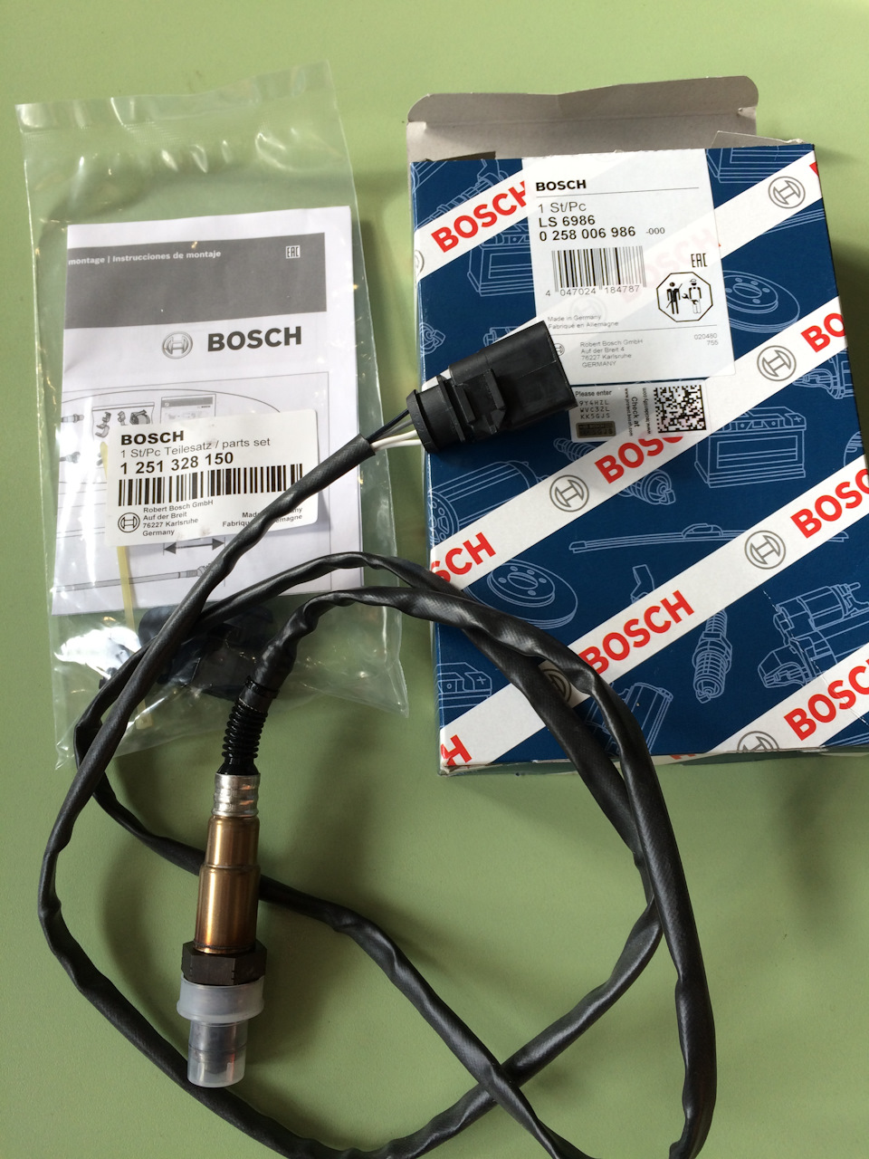 0258006986 ЛЯМБДА-ЗОНД BOSCH | Запчасти на DRIVE2