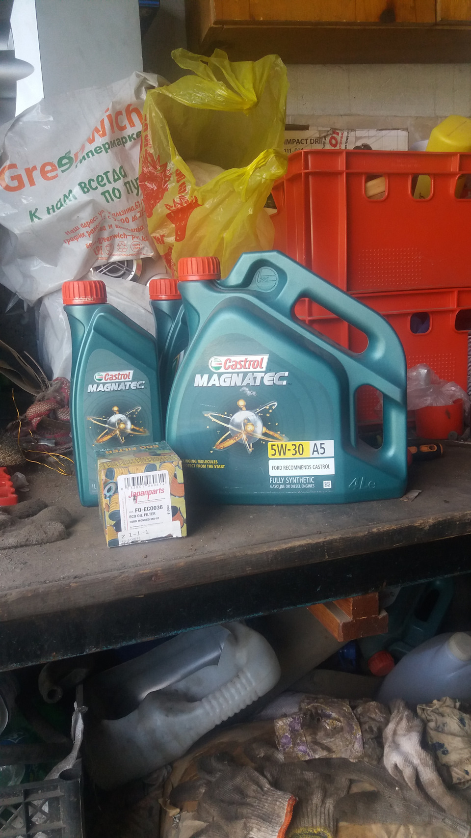 Очередная замена масла. А также покупка спец ключ для масленого фильтра ...