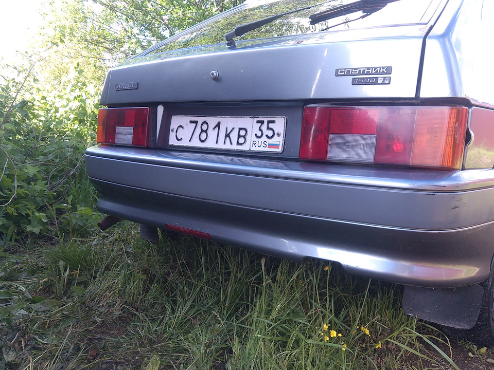 Дополнительный стоп сигнал в бампере. — Lada 2114, 1,5 л, 2004 года ...