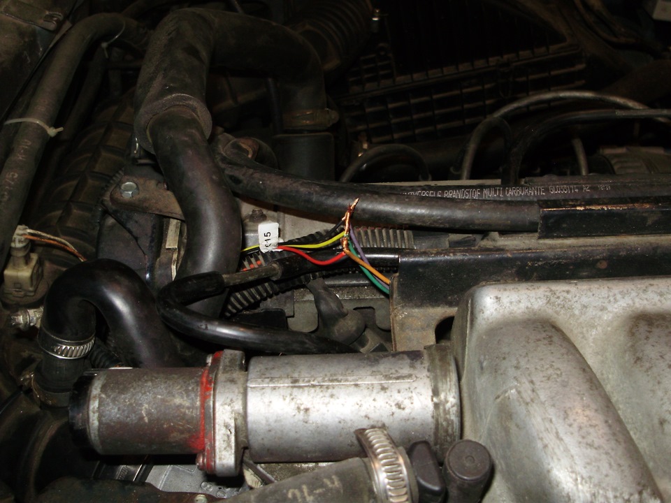 Установка дроссельной заслонки с ЗМЗ 405 — Москвич 2141, 2 л, 1991 года ...