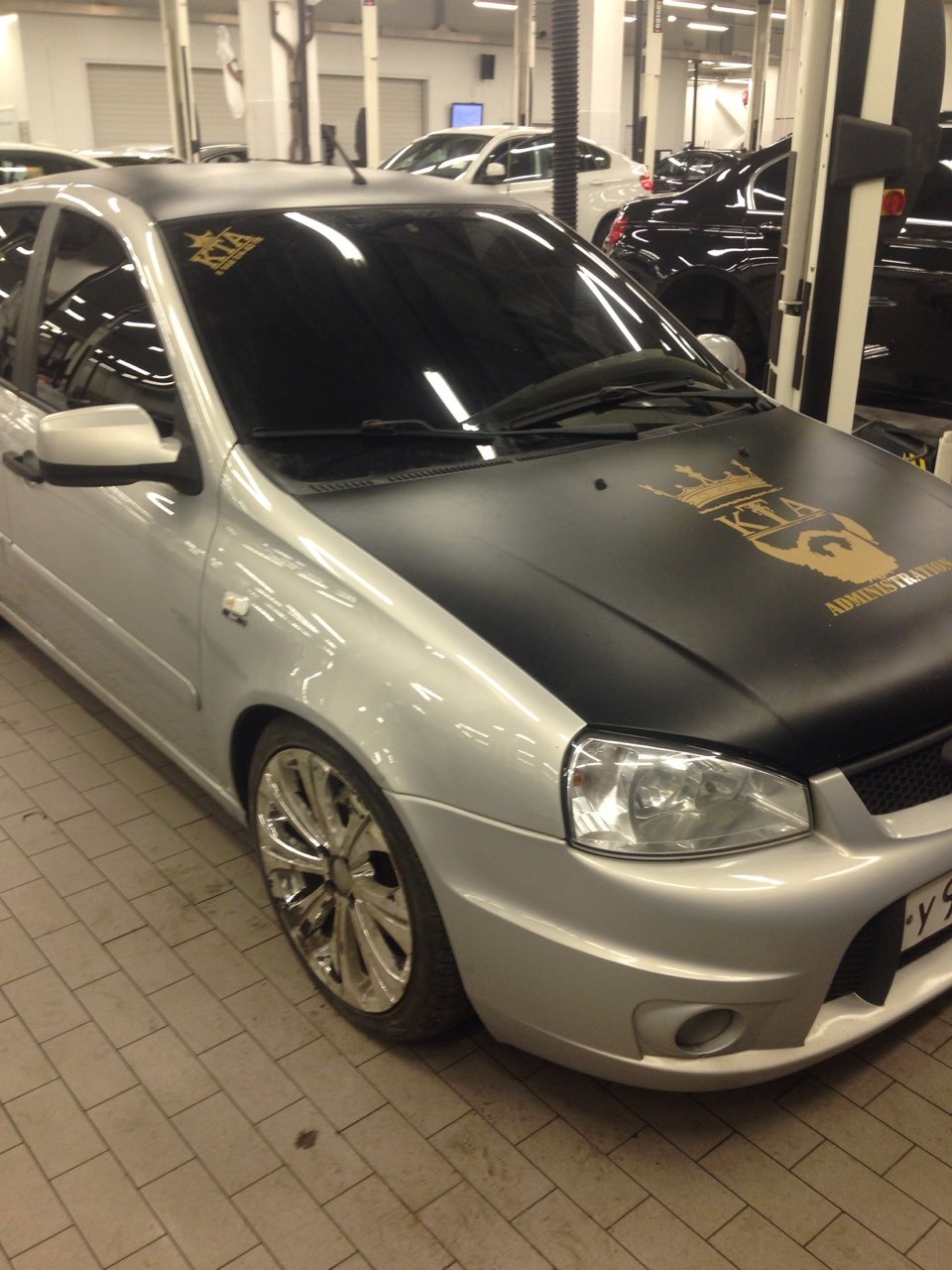 Как то так LKS KTA R17 — Lada Калина Спорт (1G), 1,6 л, 2012 года ...