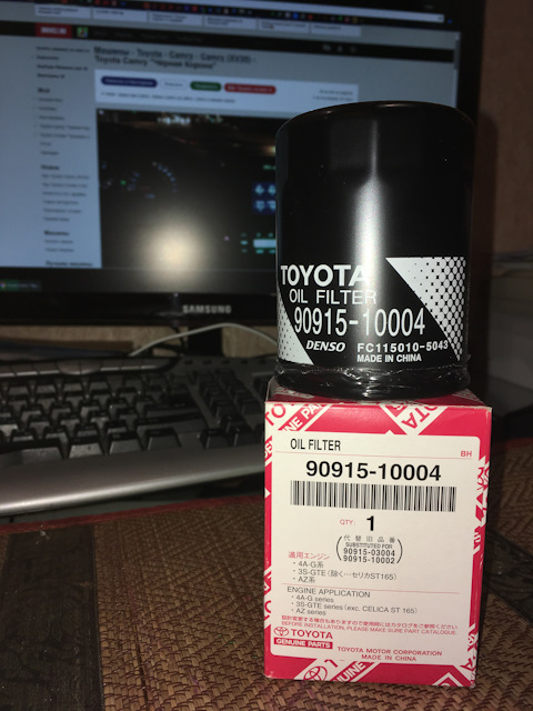 9091510004 Фильтр масляный TOYOTA LEXUS | Запчасти на DRIVE2