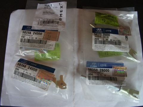 5835028000 Регулятор зазора между колодками и тормозным барабаном KIA ...