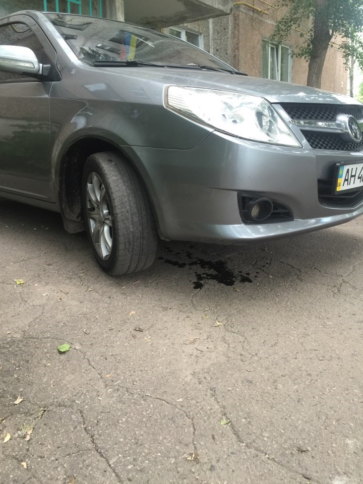 Масло потекло… — Geely MK, 1,6 л, 2009 года | соревнования | DRIVE2