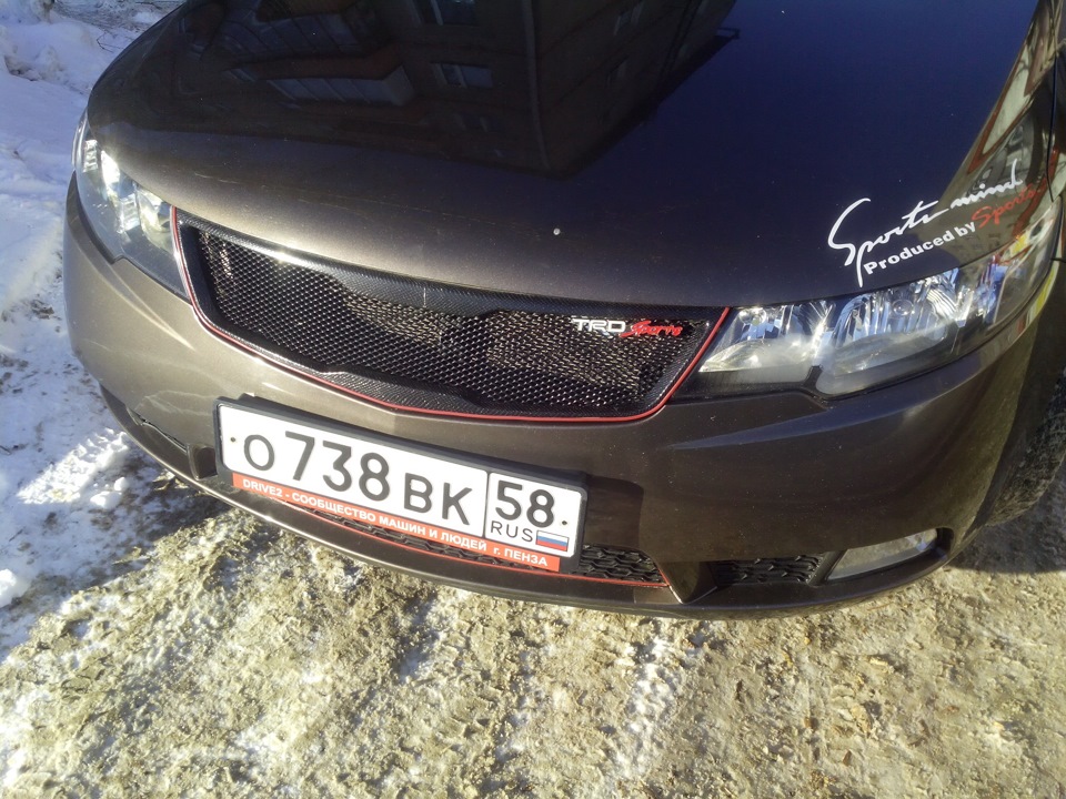 Шильдик. — KIA Cerato (2G), 1,6 л, 2012 года | аксессуары | DRIVE2