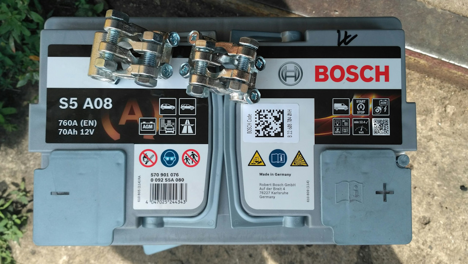 0092S5A080 Аккумулятор BOSCH | Запчасти на DRIVE2