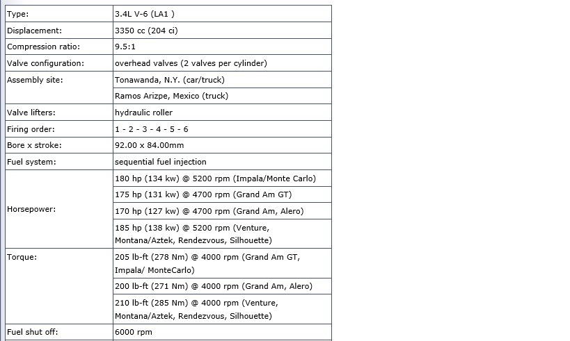 Ремонт двигателя GM LA1 3400 (GM cars '96 — '05) (часть 1 из 4 ...