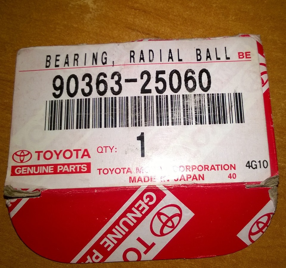 9036325060 Подшипник TOYOTA LEXUS | Запчасти на DRIVE2