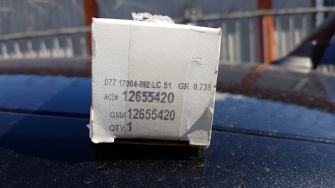 12655420 Клапан впускного распредвала электромагнитный GM | Запчасти на ...