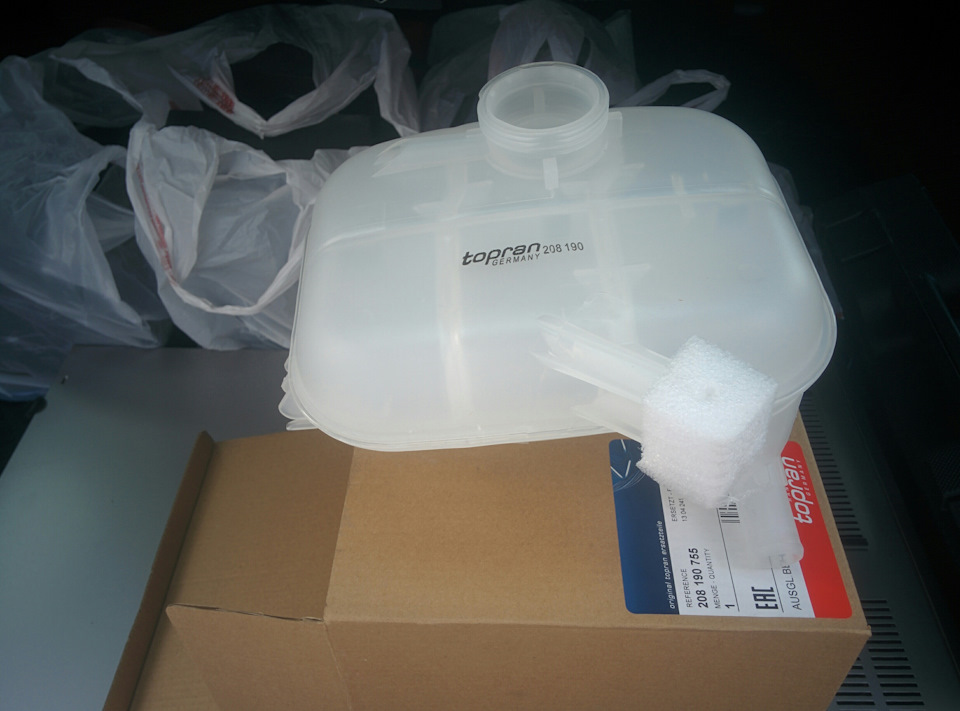 1304241 Бачок расширительный / OPEL Astra-H TOPRAN | Запчасти на DRIVE2