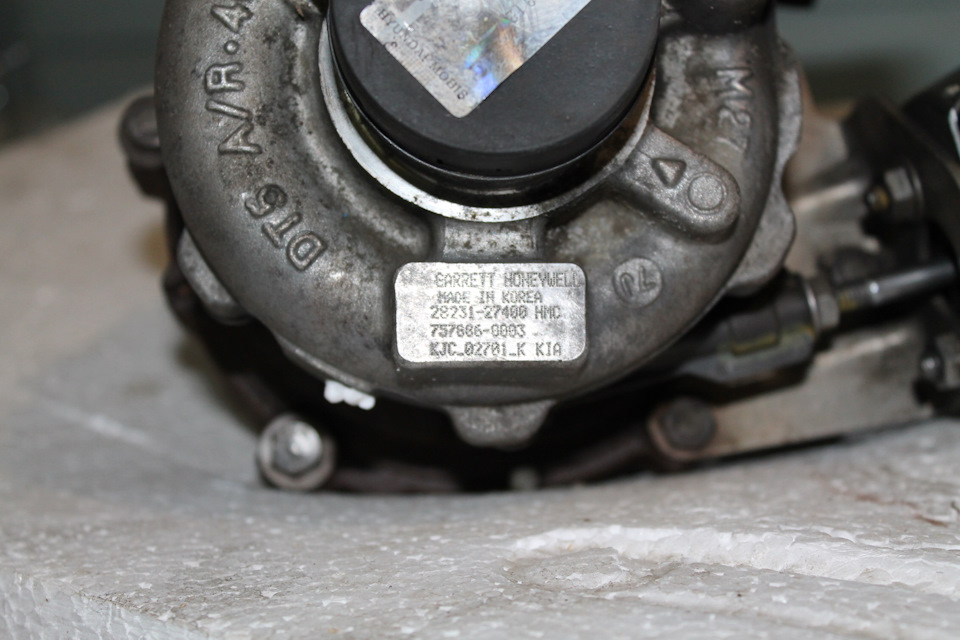 2823127400 Турбокомпрессор Tucson 04-, Sportage 04- 2.0D D4EA VGT 28231 ...