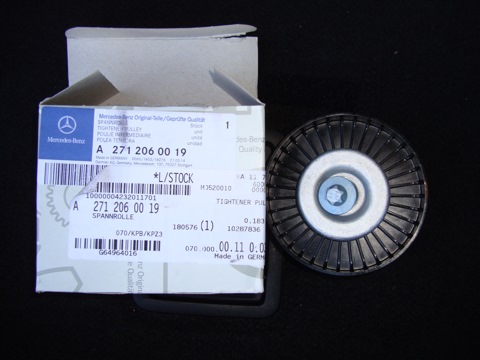 A2712060019 Шкив натяжителя ремня грм Mercedes | Запчасти на DRIVE2
