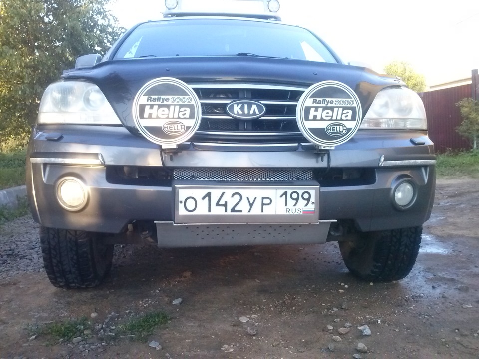 тюнинг бамперов — KIA Sorento (1G), 2,5 л, 2014 года | своими руками ...