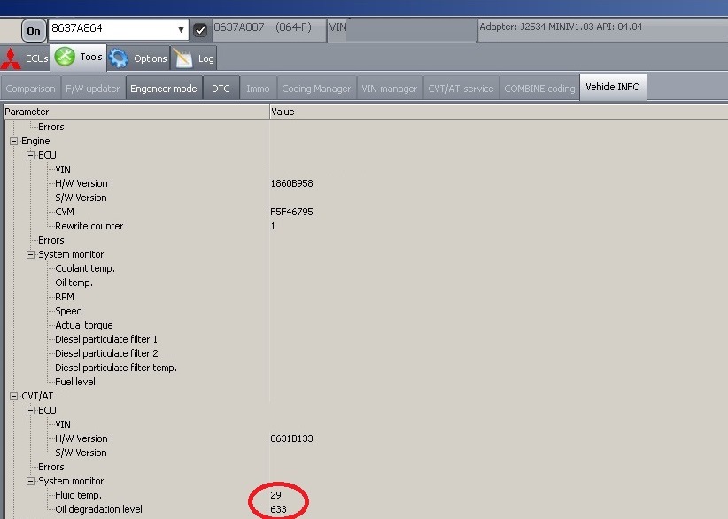 8631B133 Блок управления акпп Mitsubishi | Запчасти на DRIVE2