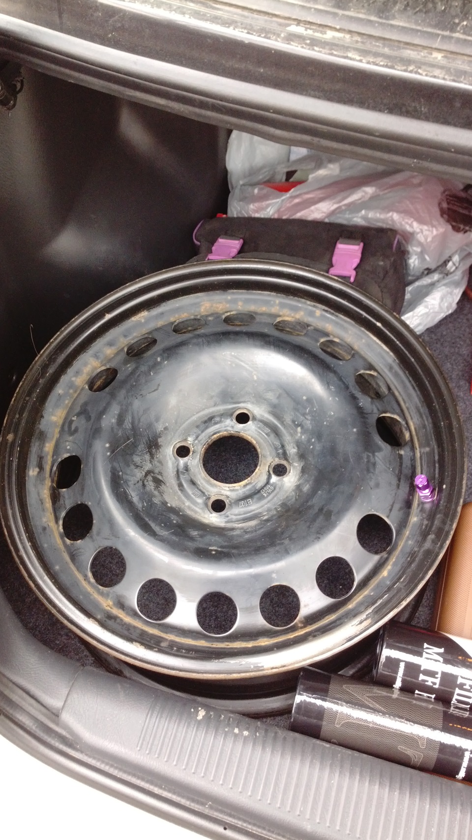 Красим 16" штампы — Hyundai Accent (2G), 1,5 л, 2008 года | своими ...