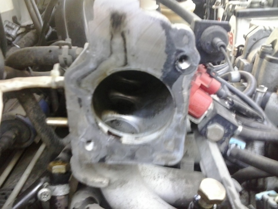 Чистка дросселя — Daewoo Lanos, 1,5 л, 2003 года | своими руками | DRIVE2