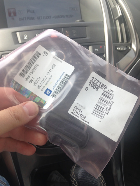 13422270 Выключатель открывания багажной двери GM | Запчасти на DRIVE2