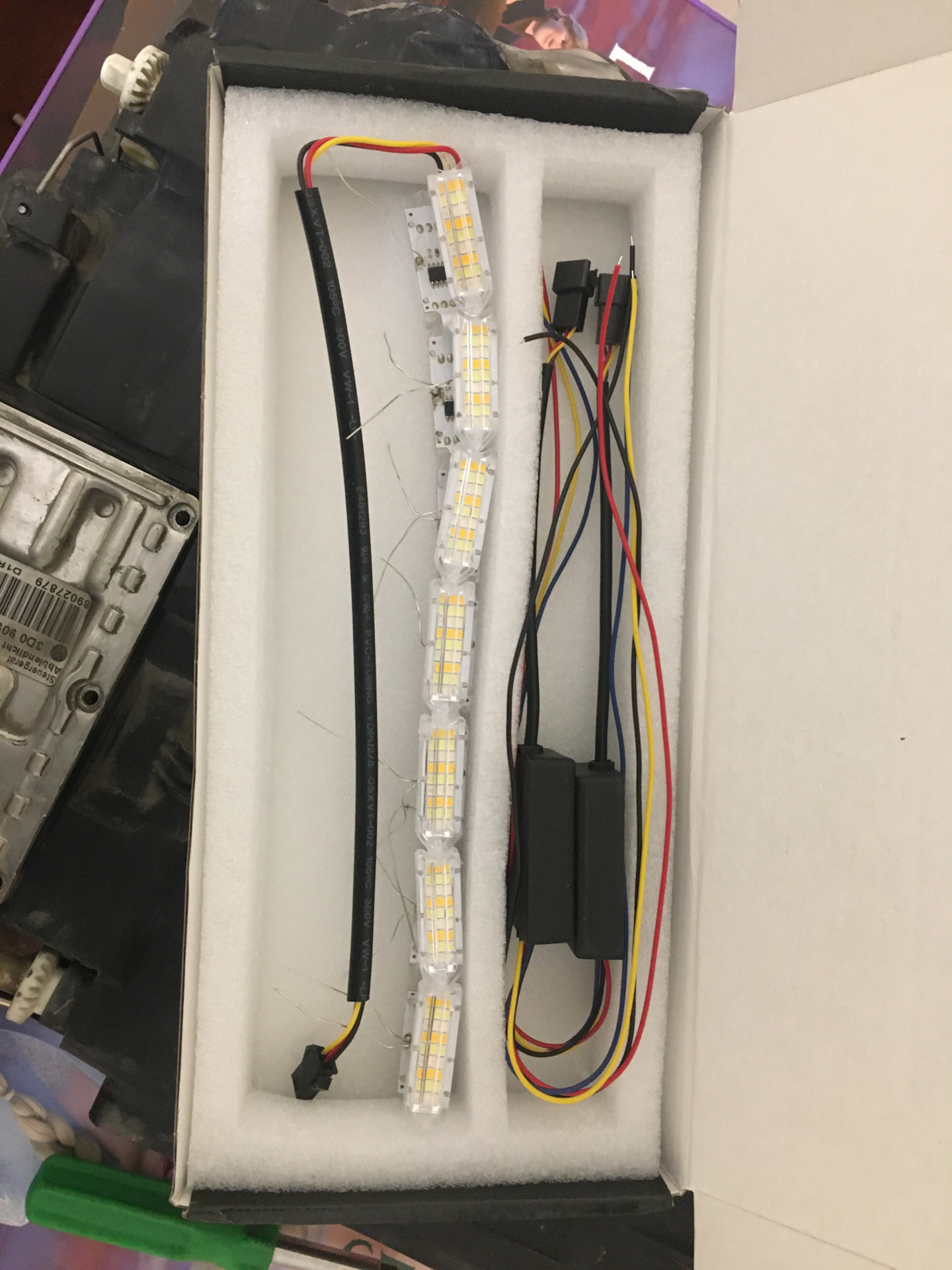 Установил ДХО — Volkswagen Touareg (1G), 4,2 л, 2005 года | тюнинг | DRIVE2