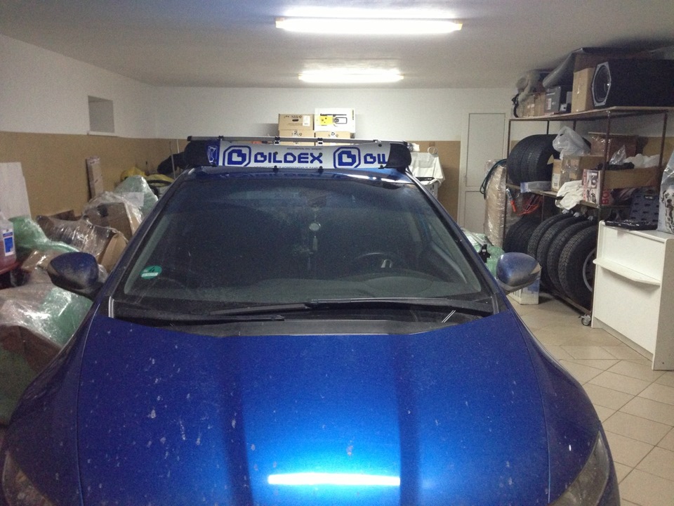 Обтекатель на рейлинги — Honda Civic Hatchback (8G), 1,8 л, 2007 года ...
